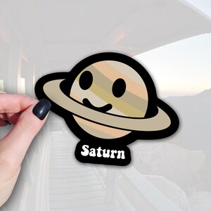 Cute Solar System & Pluto Sticker Sheet | Waterproof Vinyl Sticker - Etsy