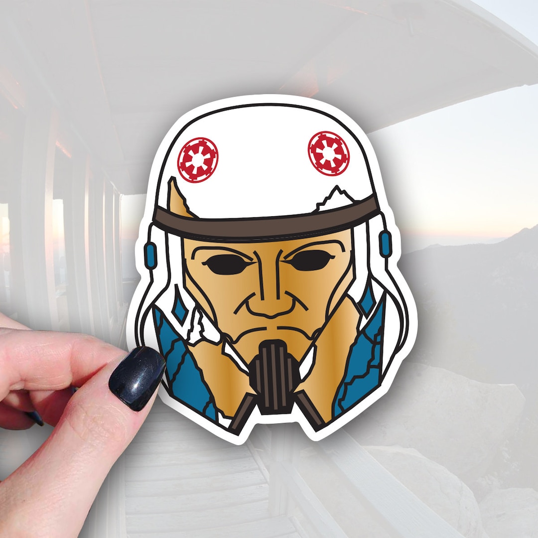Captain Enoch Star Wars Sticker Waterproof Vinyl Decal - Etsy
