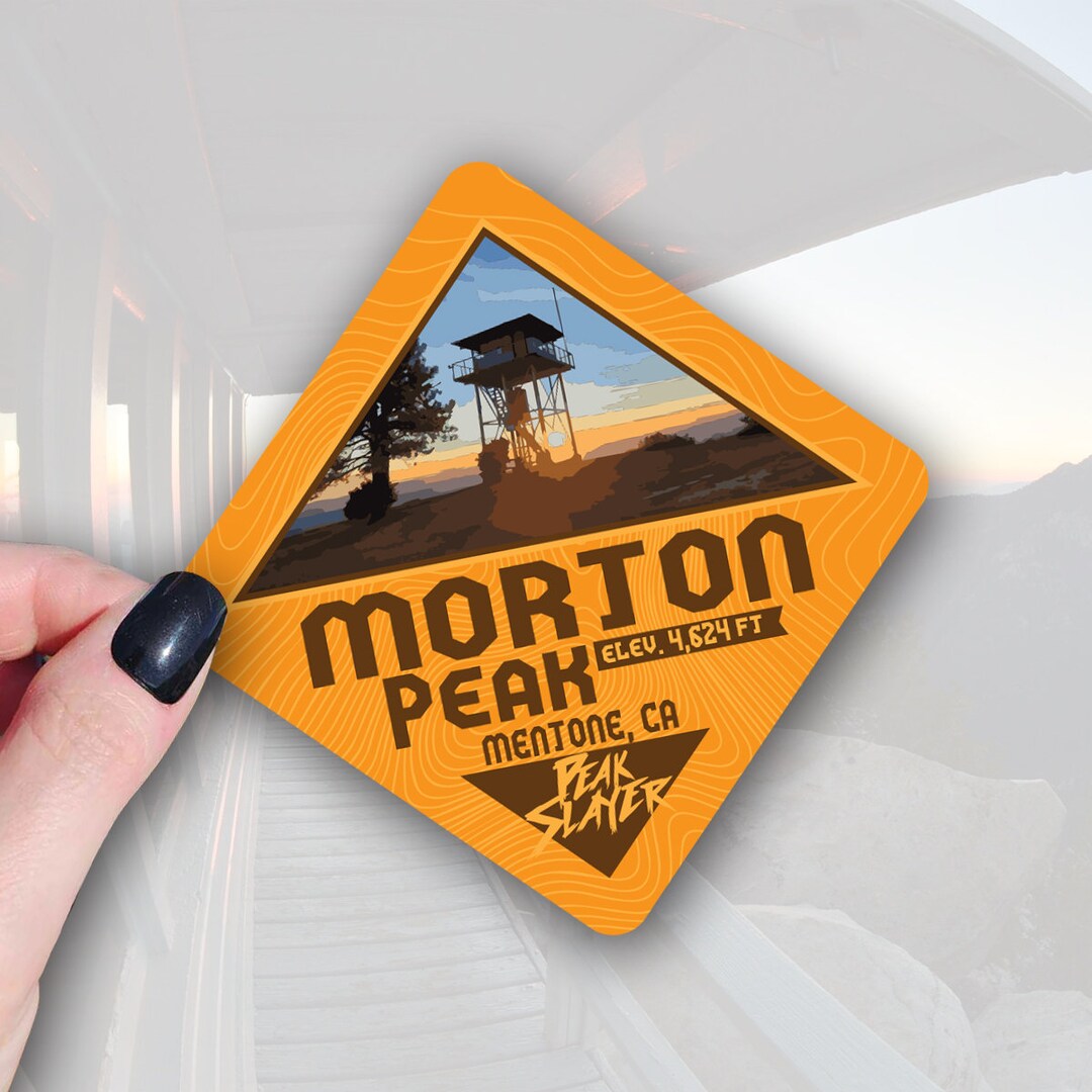 Morton Peak Vinyl Sticker Waterproof Adventure Decal for Laptop, Water ...