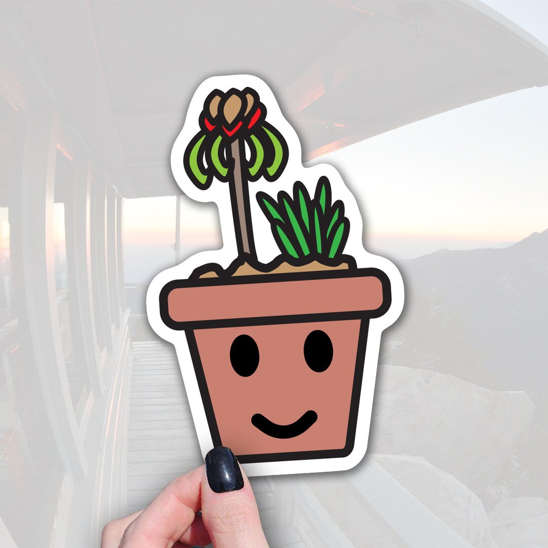 Succulent Plant Sticker House Plant Stickers Waterproof Sticker for ...