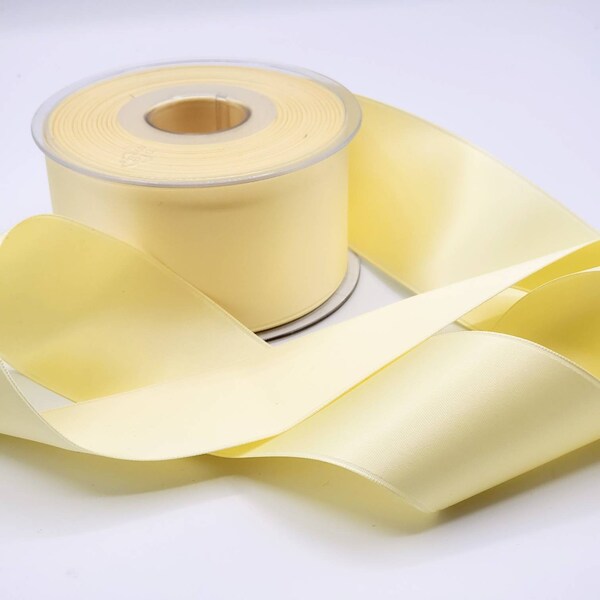 Yellow Satin Ribbon - Etsy