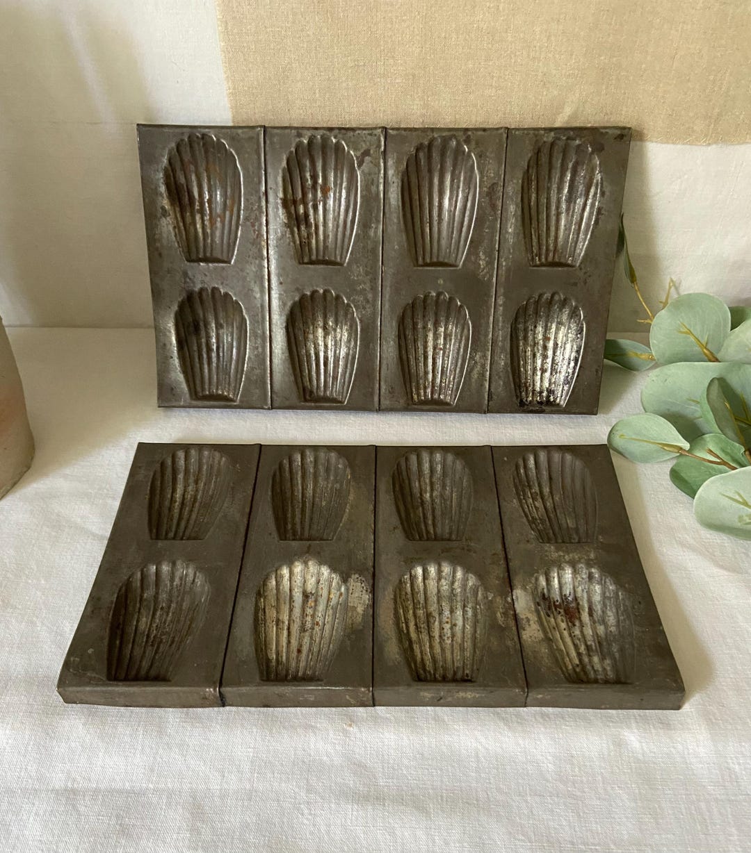 Antique Cake Molds. Vintage French Madeleine Molds. - Etsy