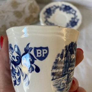Sarreguemines Coffee Cups. Vintage France. Blue Cups. French Cups. - Etsy