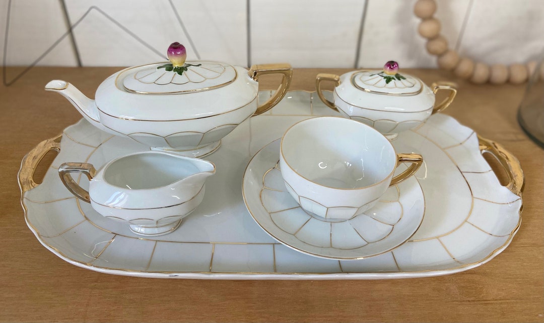 Victoria China Czechoslovakia Porcelain Tea or Coffee Set - Etsy