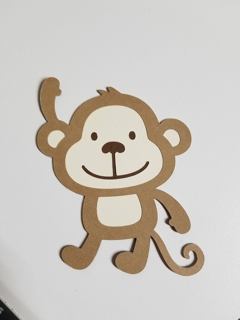 Monkey Cutout- Jungle Theme - Etsy