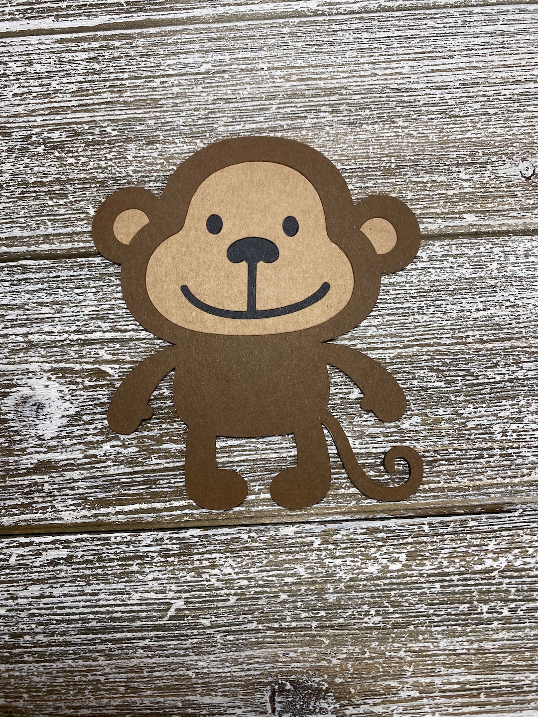 Monkey Cutout- Jungle Theme - Etsy