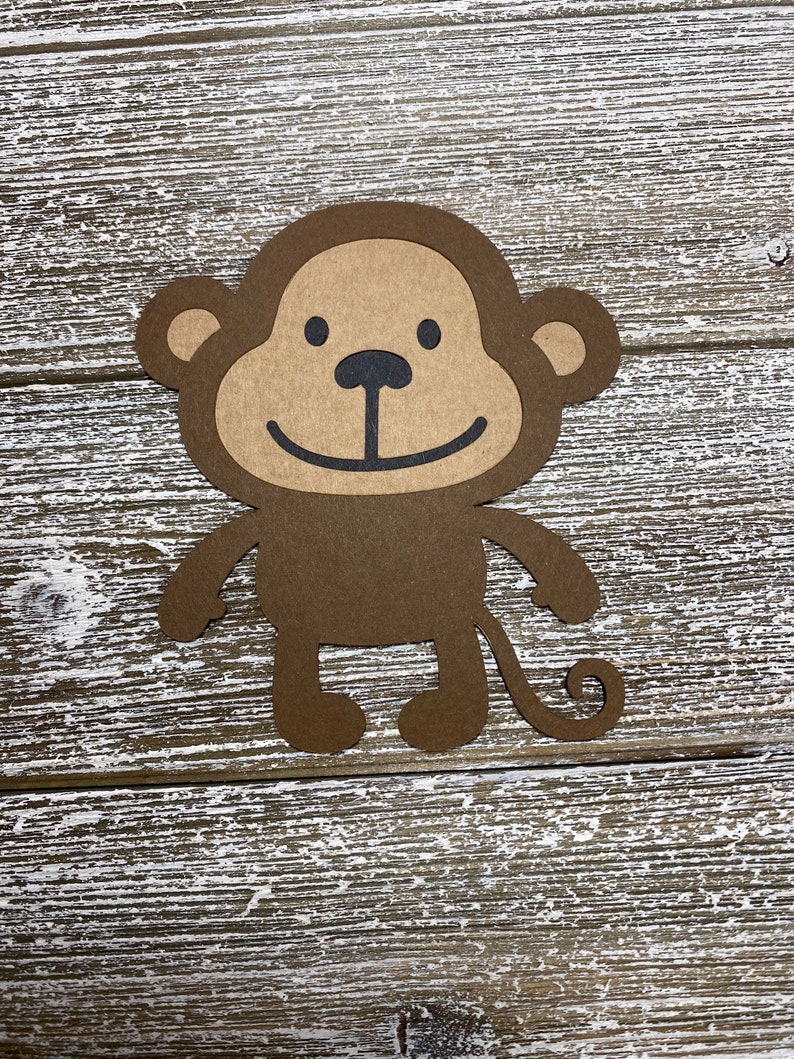 Monkey Cutout- Jungle Theme - Etsy