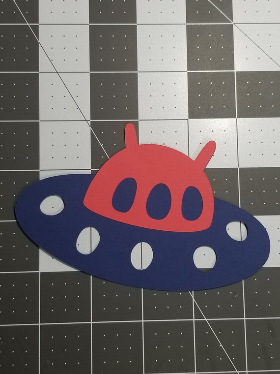 UFO Cutout/ Choose Color | Etsy