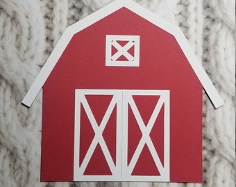 Wood Barn Cutout - Etsy