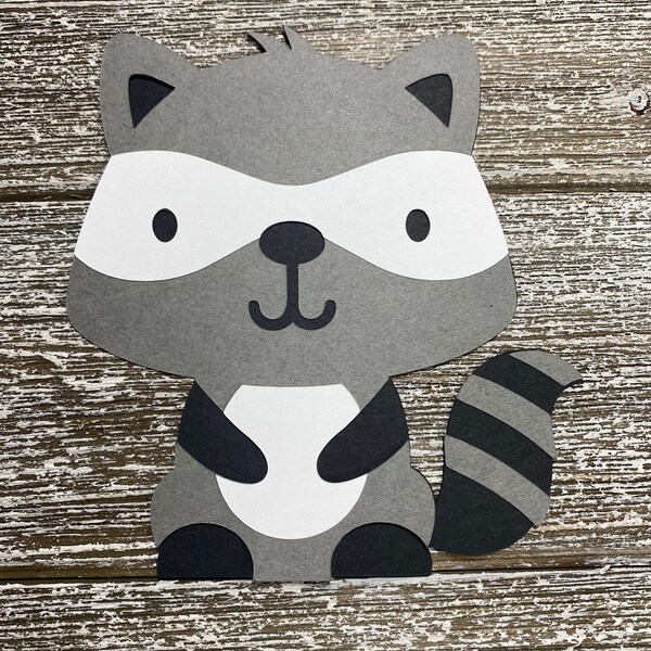 Raccoon Cutout - Etsy