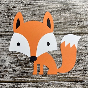 Fox Cutout - Etsy
