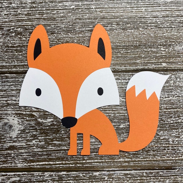 Fox Cutout - Etsy