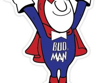 Bud Man Sticker | Etsy