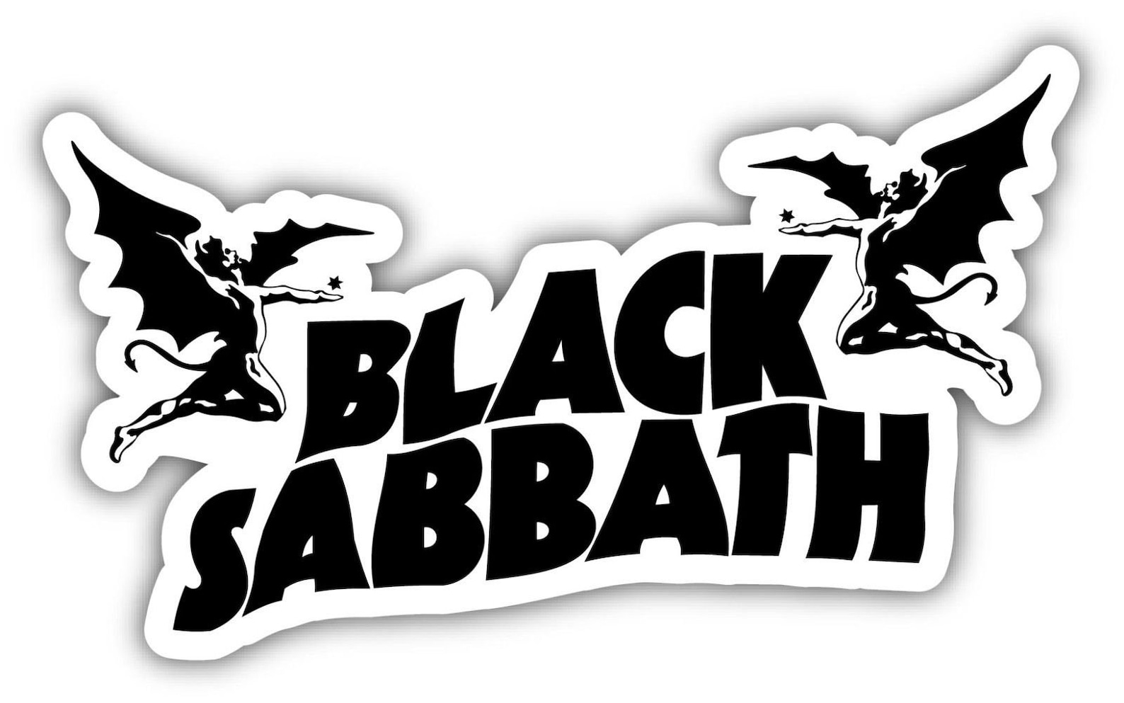 BLACK SABBATH Sticker Decal *SIZES* Heavy Metal Vinyl Bumper Wall Angel ...