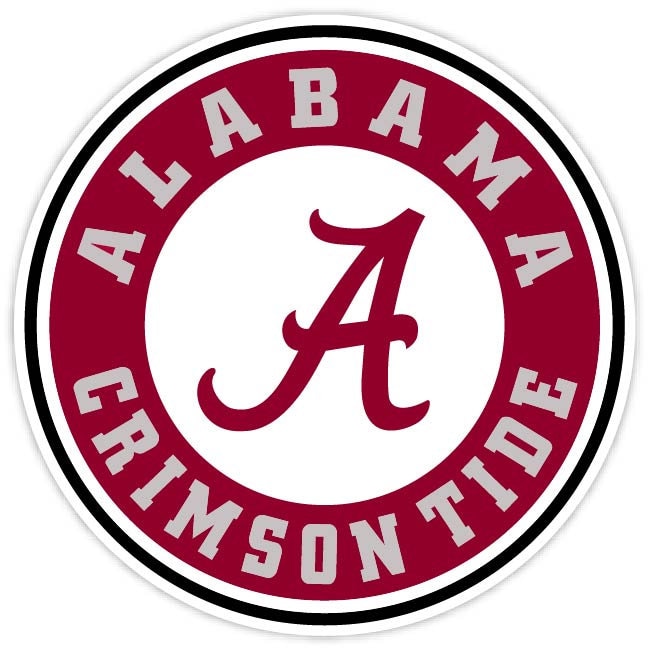 Alabama Crimson Tide Vinyl Sticker Decal *SIZES* Cornhole Truck Wall ...