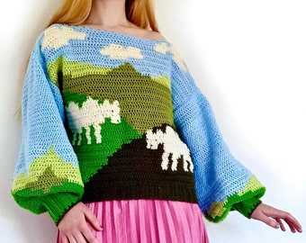 Crochet Sheep Sweater Pattern - Etsy