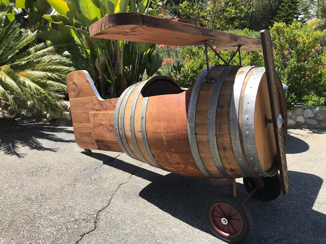 Wine Barrel Airplane - Etsy España