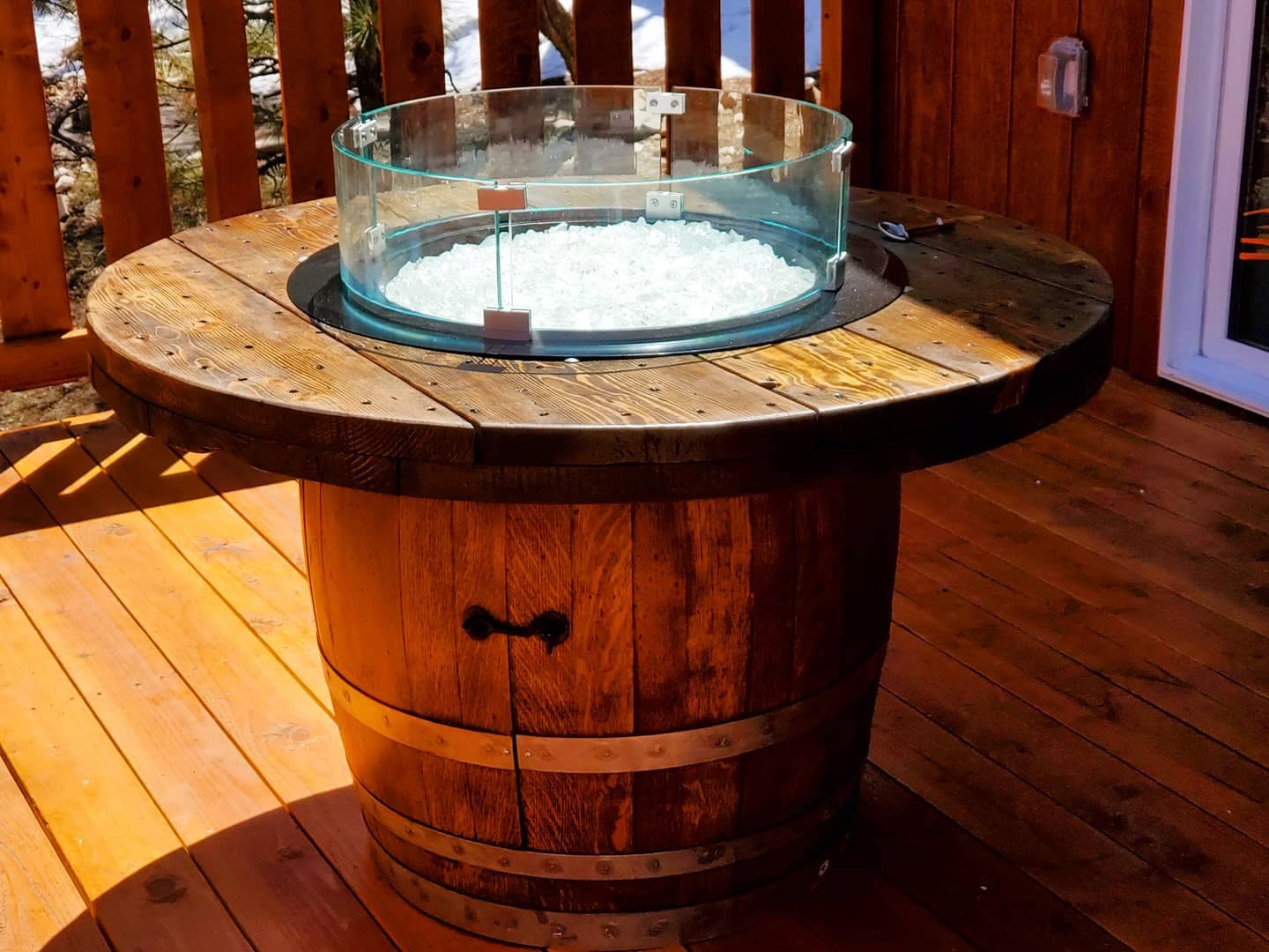Wine Barrel Fire Pit - Etsy