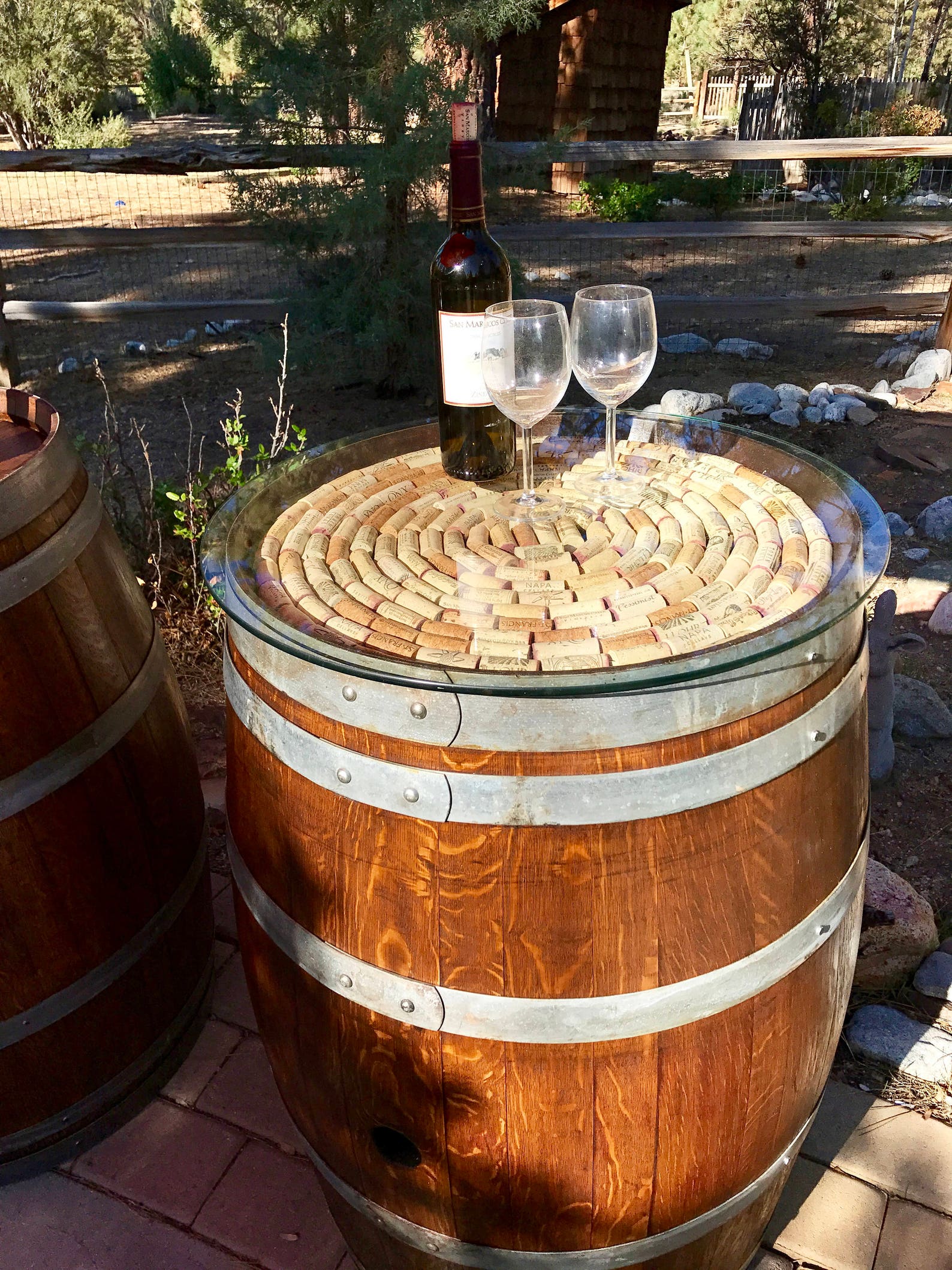 Wine Barrel Table - Etsy
