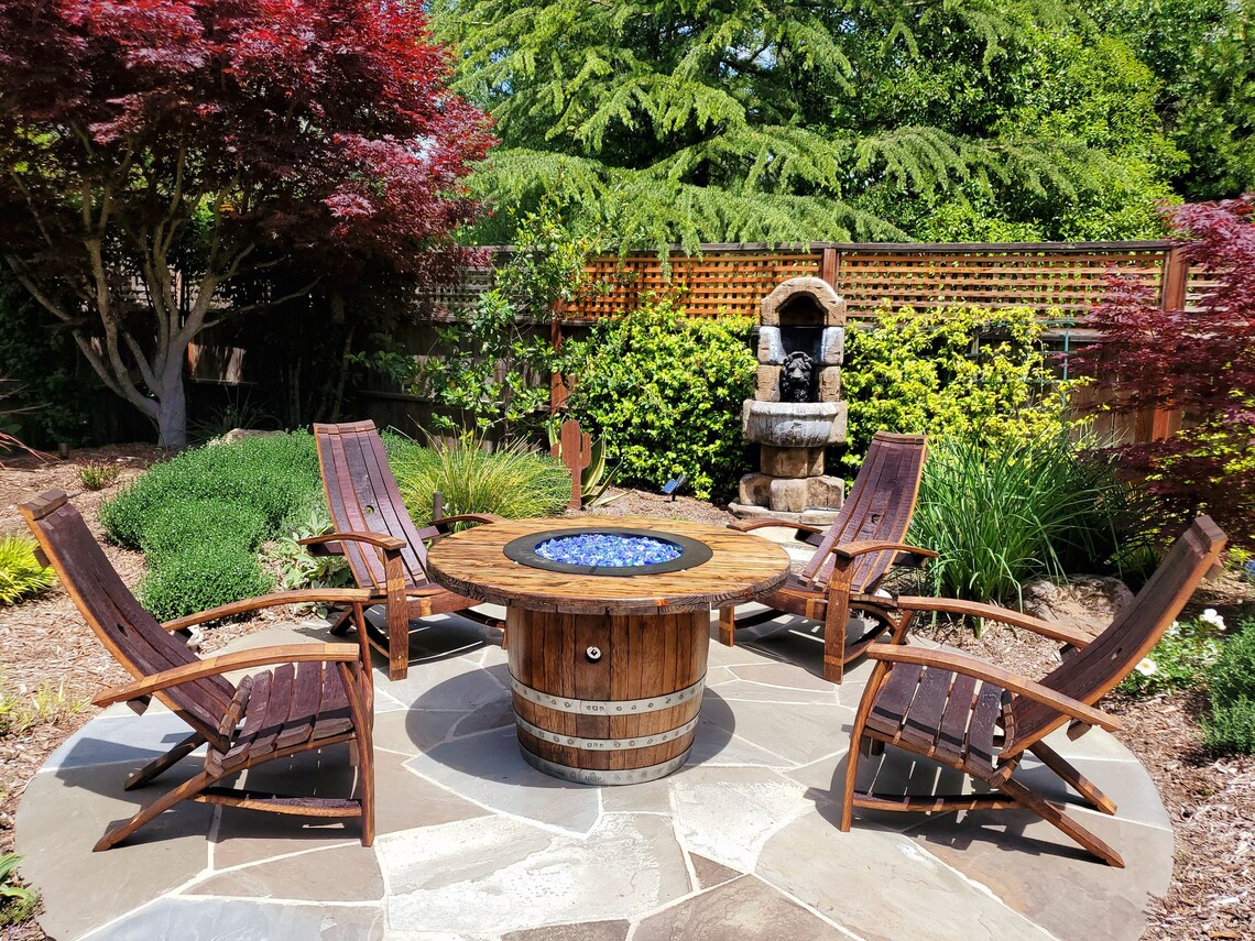 Wine Barrel Fire Pit - Etsy