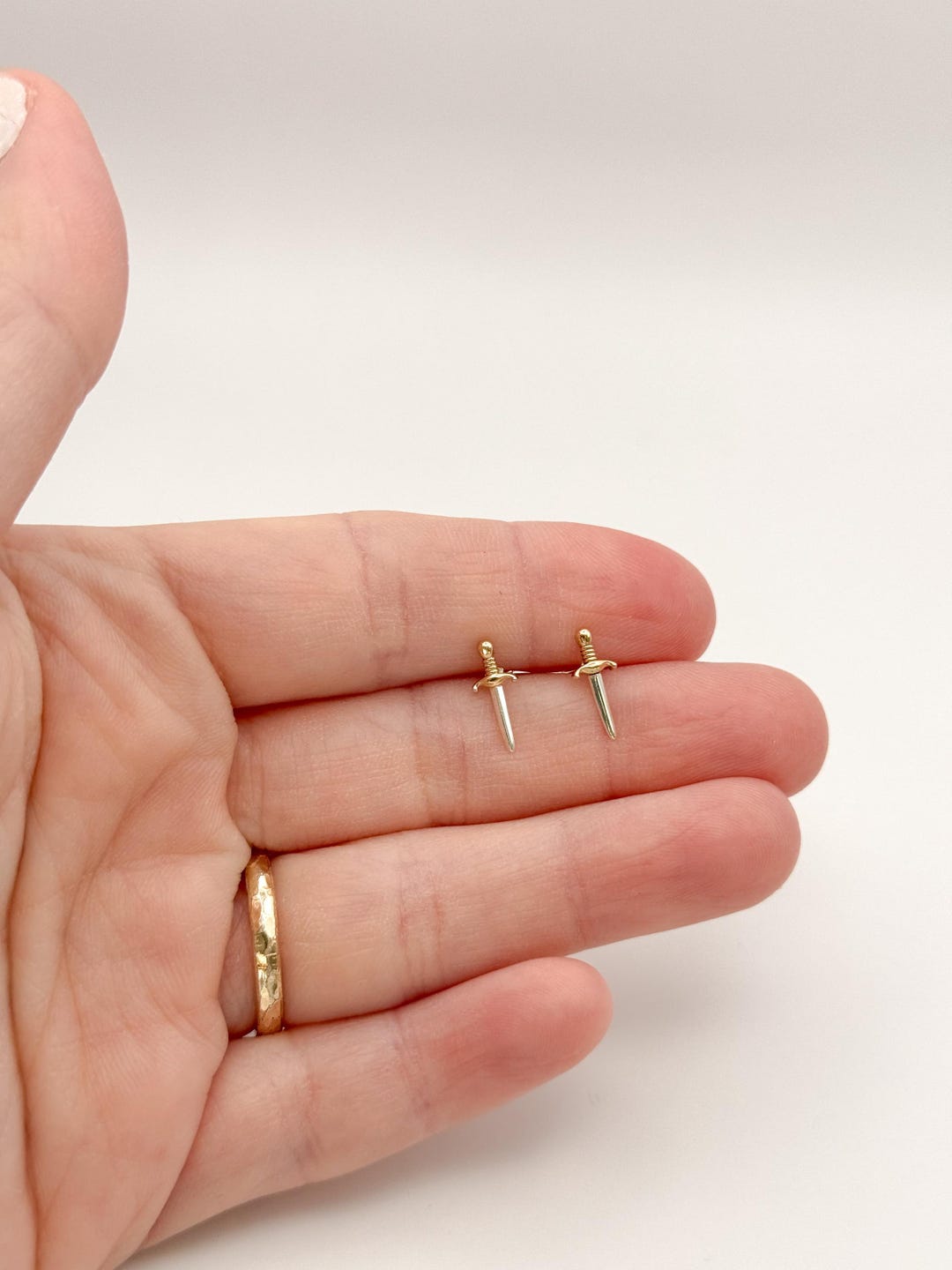 Violet's Daggers Stud Earrings - Etsy