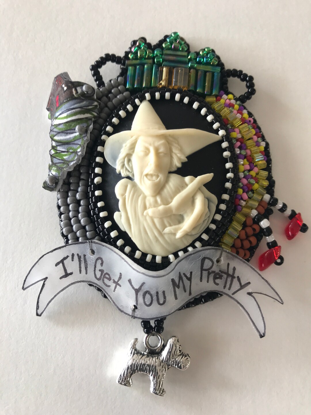 My Pretty Bead Embroidered Pendant Kit - Etsy