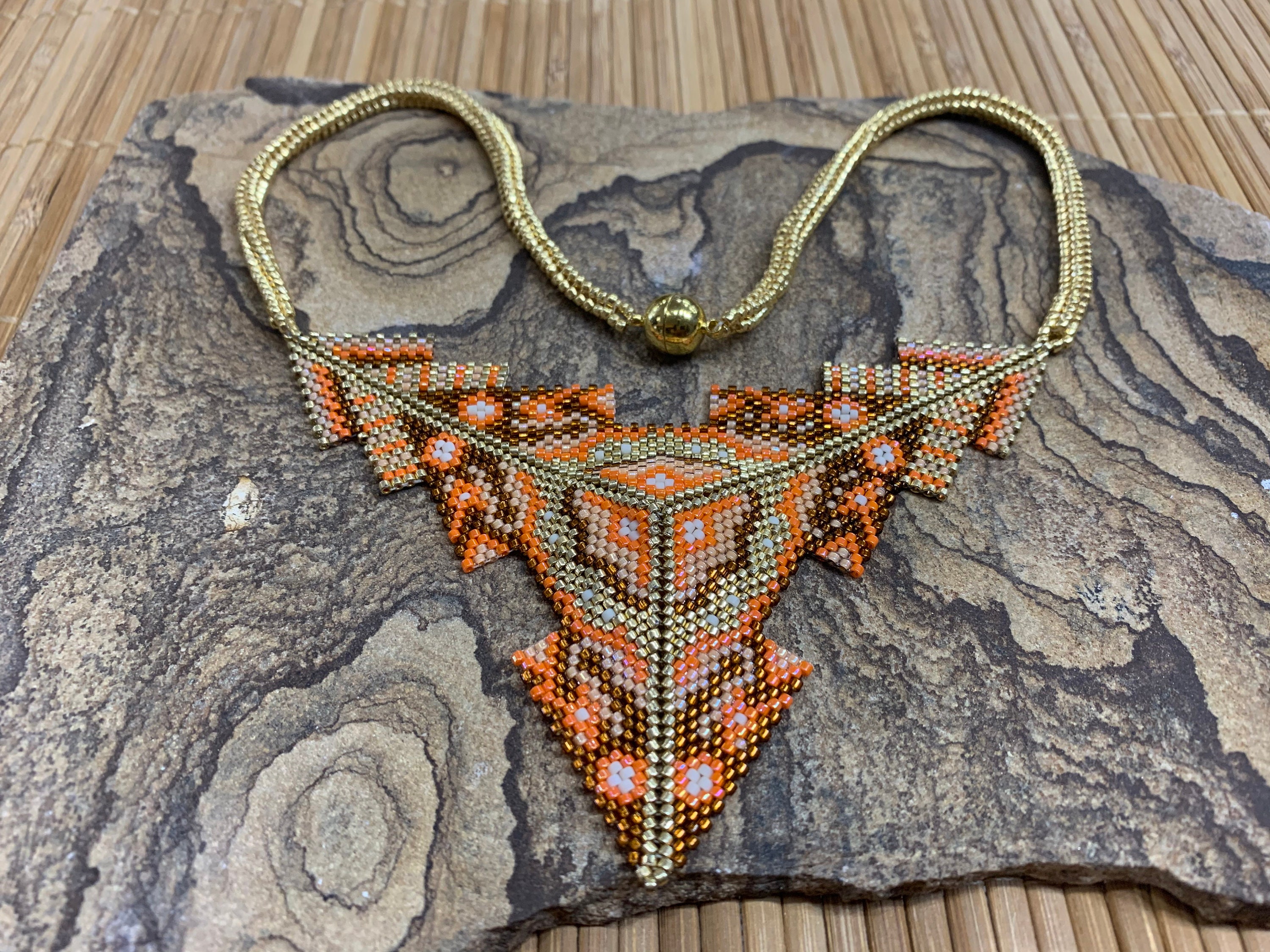 Aztec Treasure Necklace Pattern - Etsy