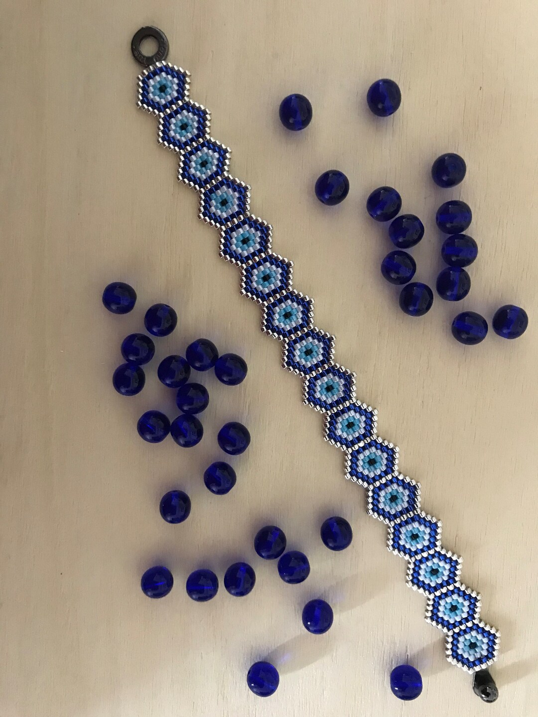 Evil Eyes Peyote Pattern Kit - Etsy