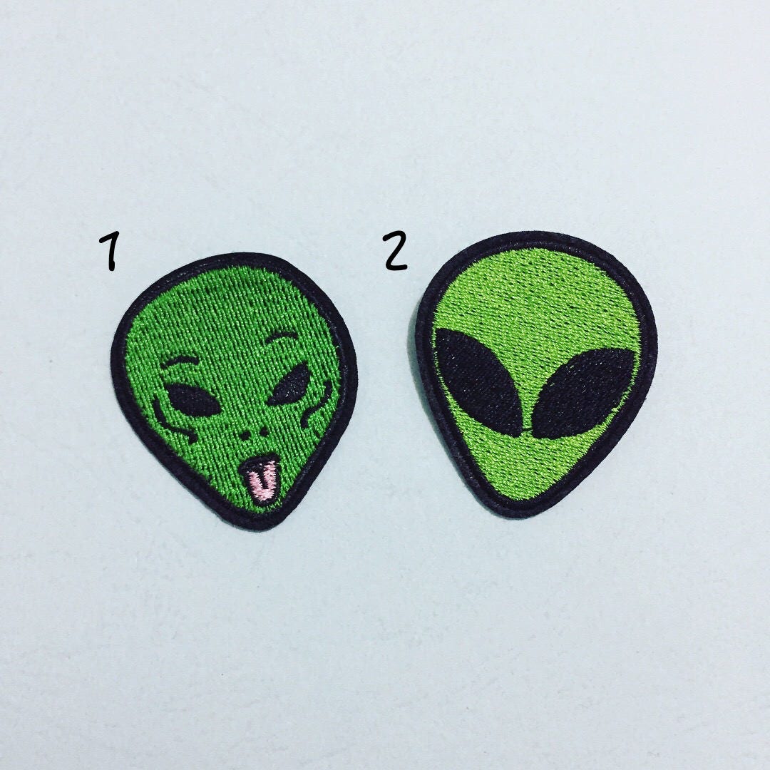 Alien Patch Iron on Patch Sew On Patch Embroidered Patch | Etsy