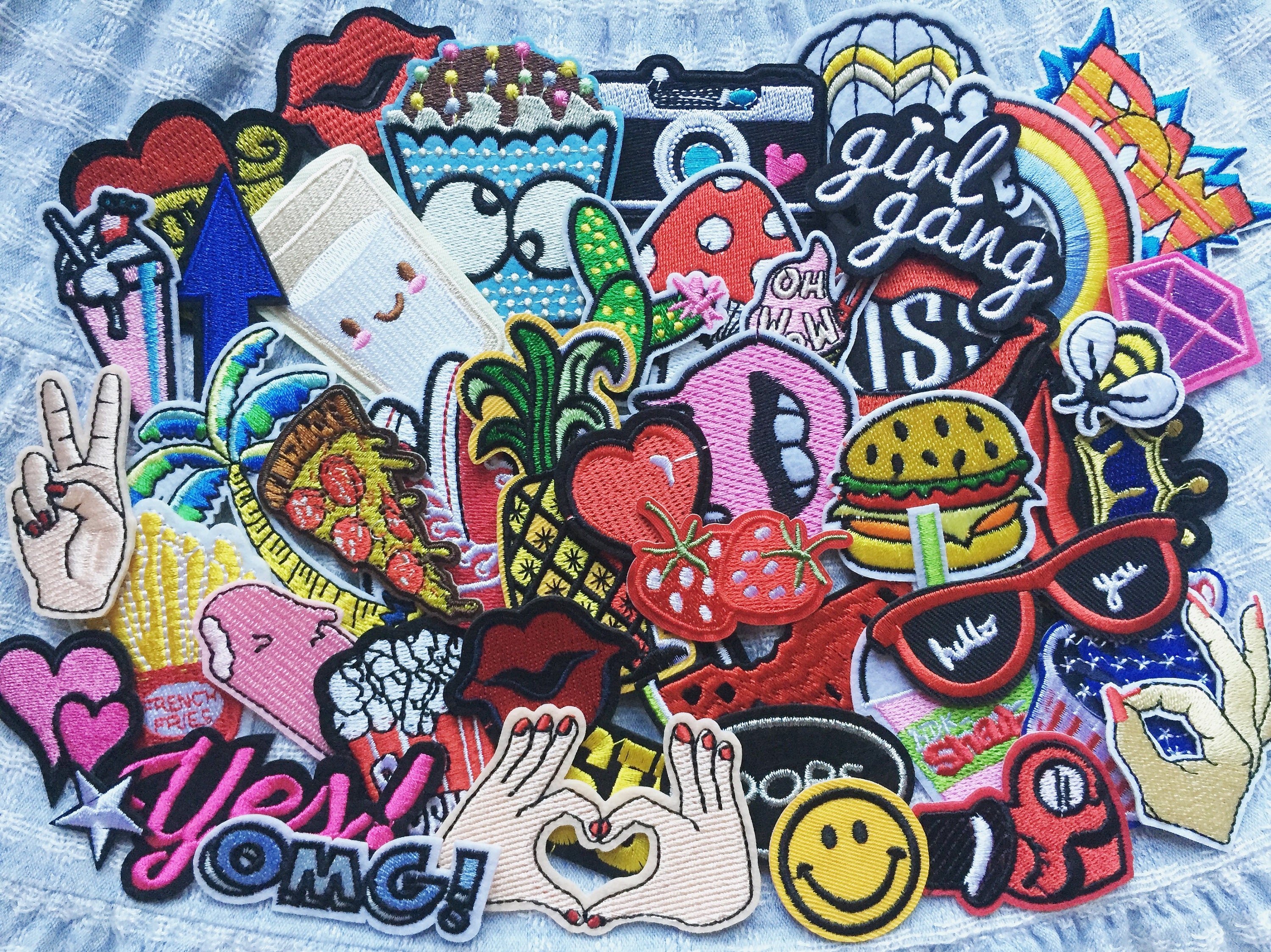 Patches Set 10pcs Mixed Patches Wholesale Patch Patch a lot | Etsy