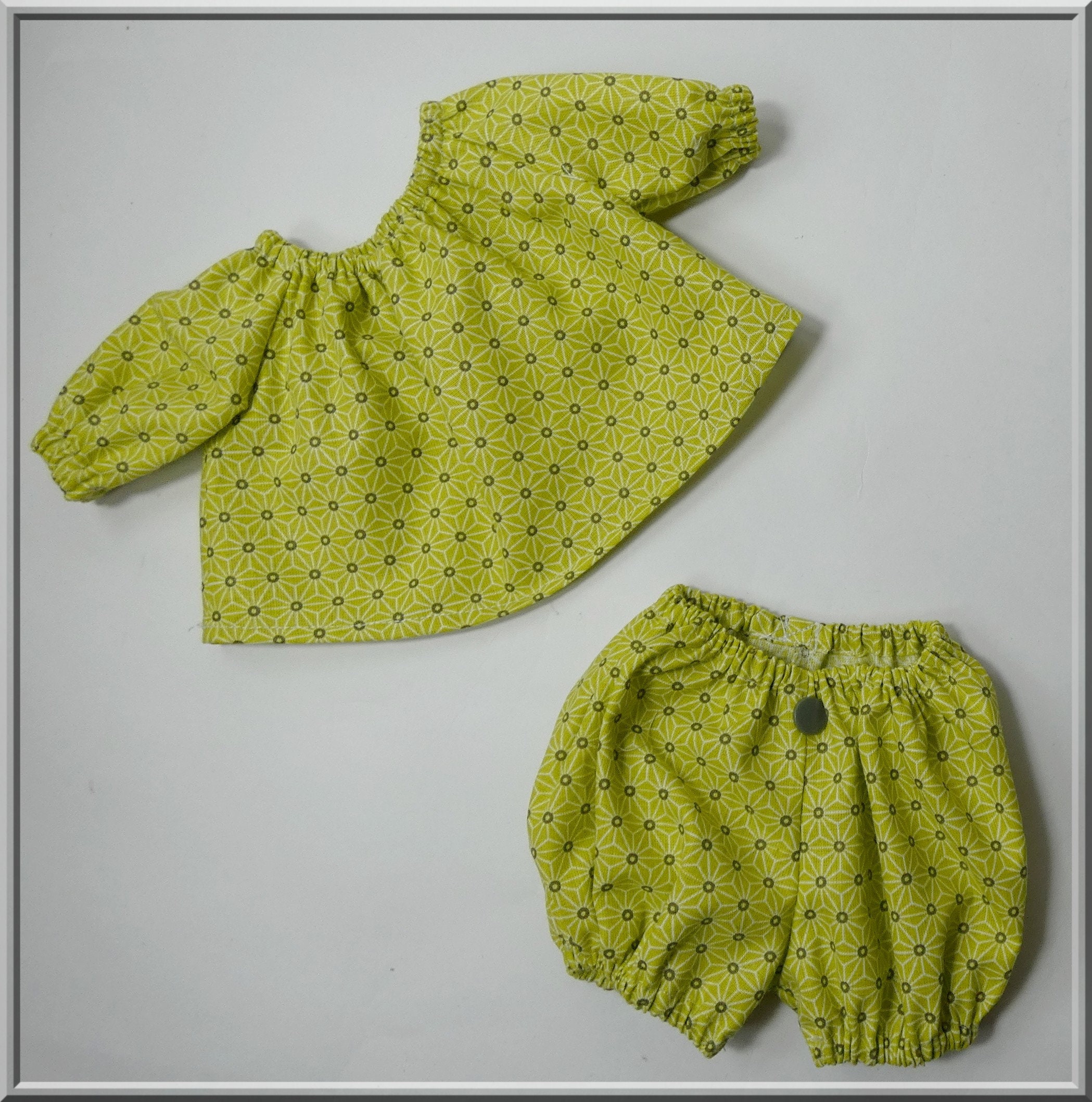Tutorial and Pattern, Tunic and Bloomer for Doll, 30/34 Cm, Sewing ...