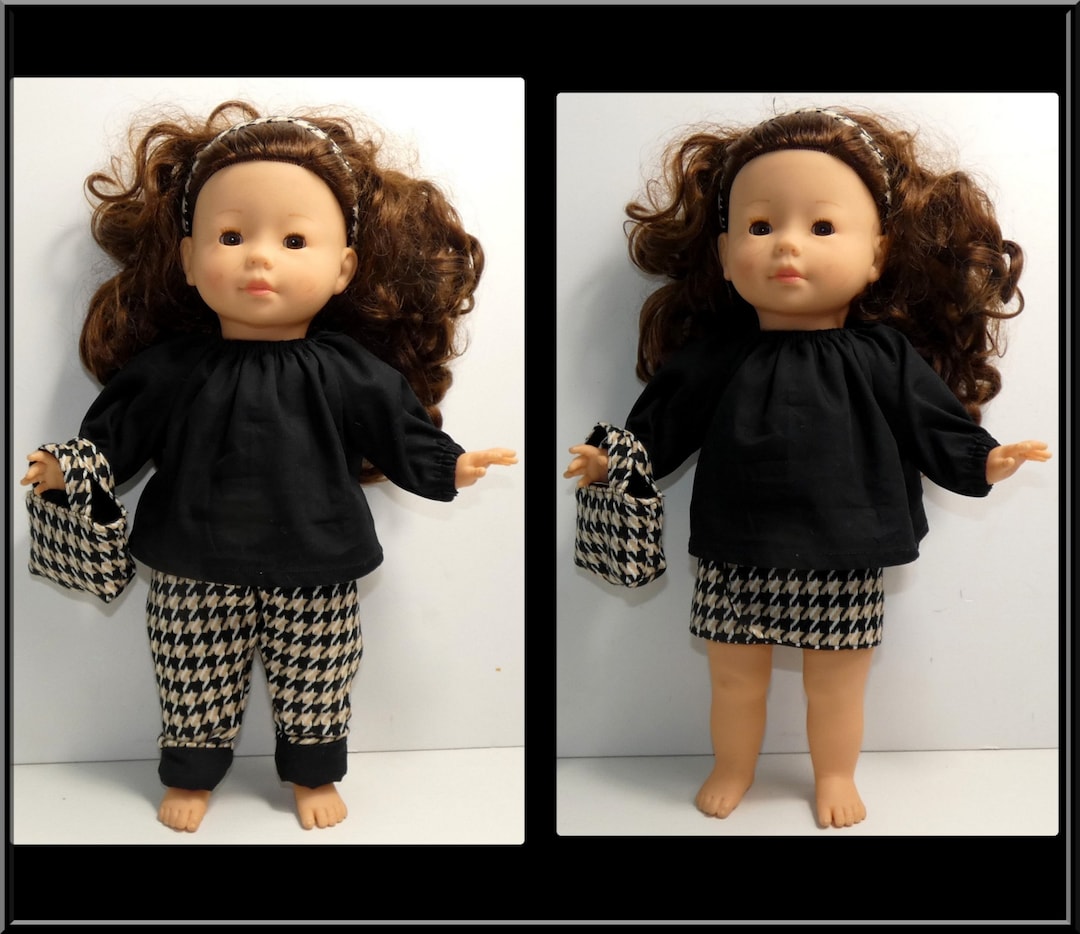 Tunic, Skirt, Pants, Bag and Headband for 36 Cm Ma Corolle Doll ...