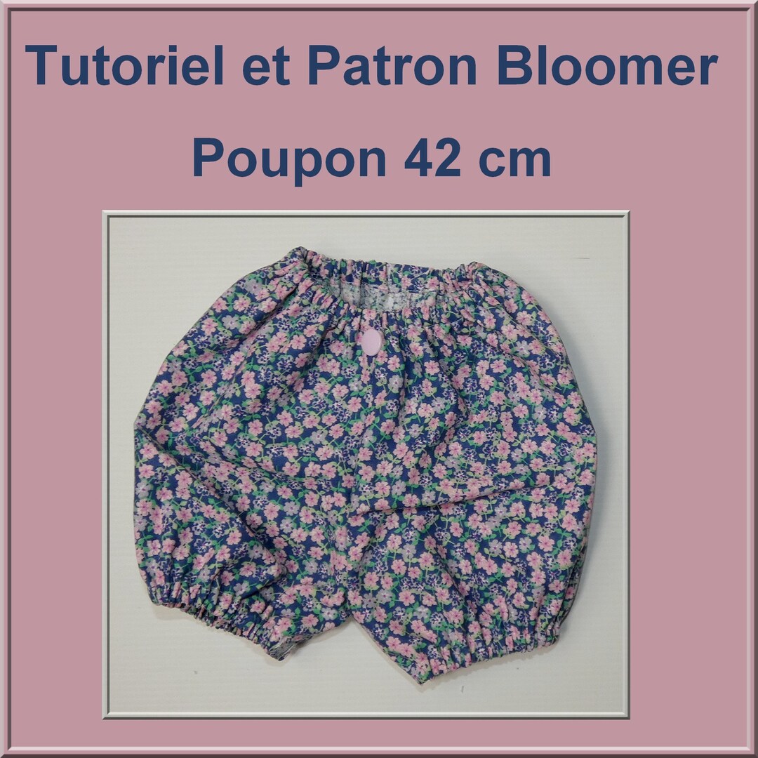 Bloomer Tutorial and Pattern for a 42 Cm Baby Doll, DIY Sewing for Baby ...