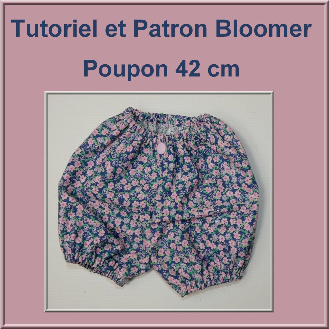 Bloomer Tutorial and Pattern for a 42 Cm Baby Doll, DIY Sewing for Baby ...