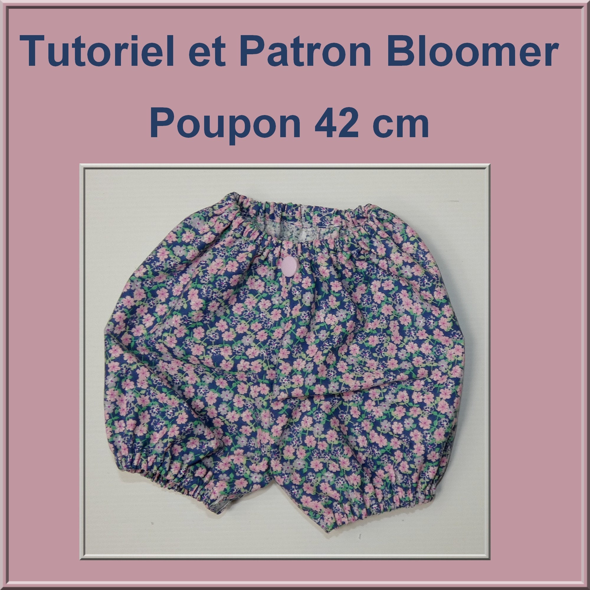 Bloomer Tutorial and Pattern for a 42 Cm Baby Doll, DIY Sewing for Baby ...