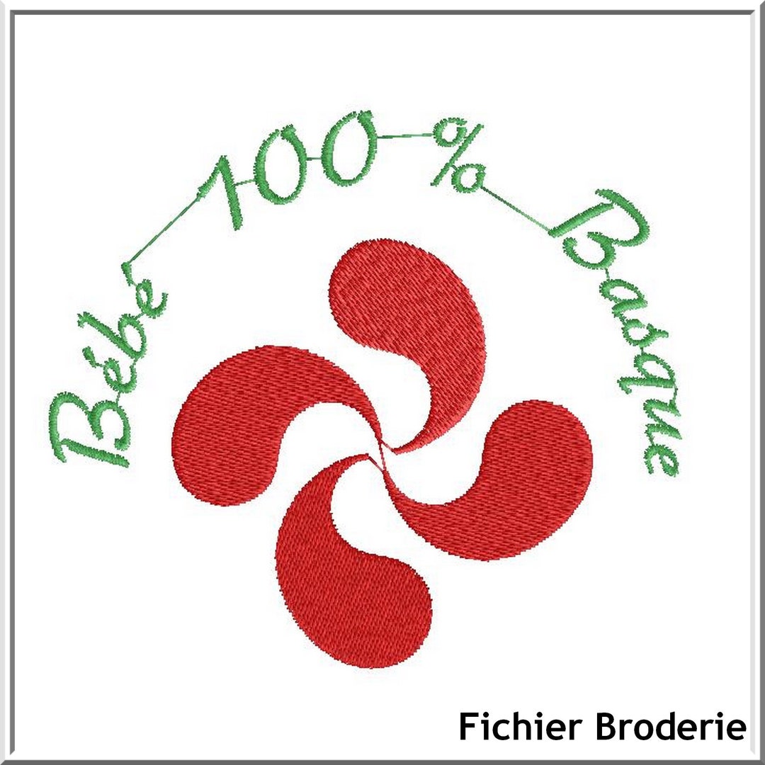 Croix, Basque, fichier, broderie, croix, basque, avec, texte, fichier ...