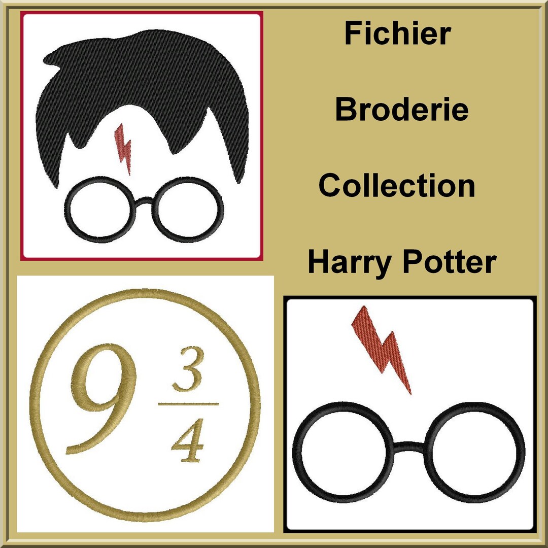 Machine Embroidery File Collection HP the Famous Sorcerer. Embroidery ...