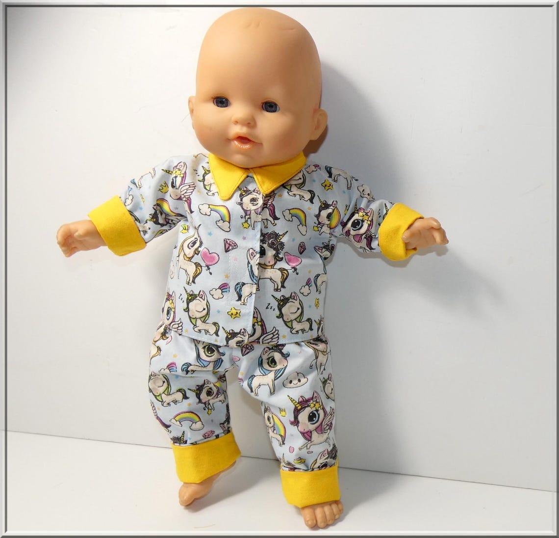 Pajama Pattern and Tutorial for 36 Cm Baby Doll - Etsy
