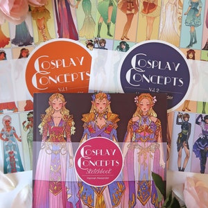 Cosplay Concepts Art Books | Etsy