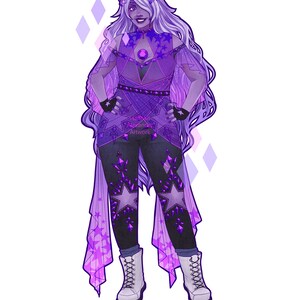 Crystal Gems Postcard Set - Etsy