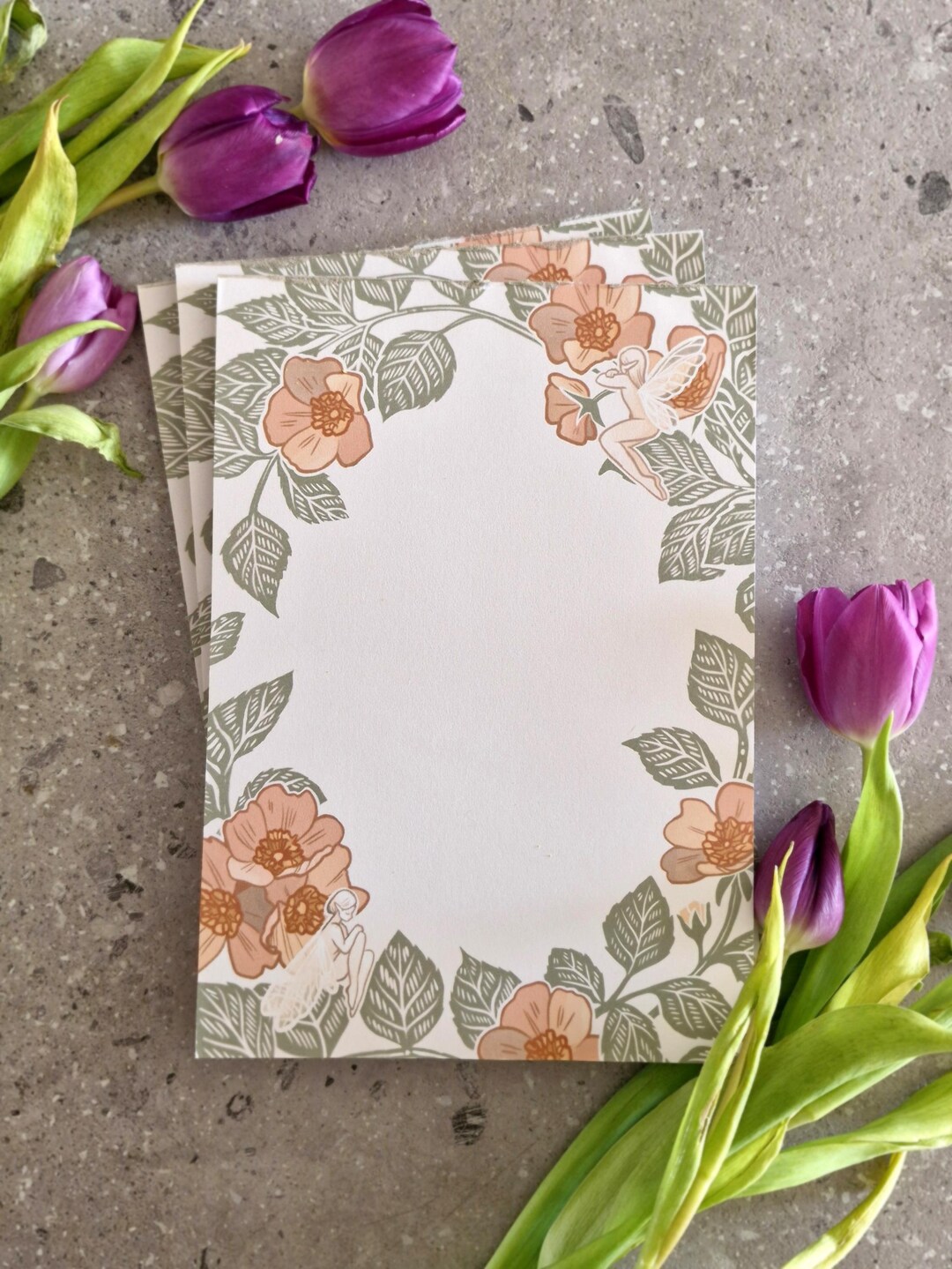 Spring Fae Notepad - Etsy