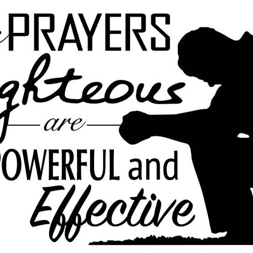 Prayers of A Righteous Man .svg Vinyl Cut File - Etsy