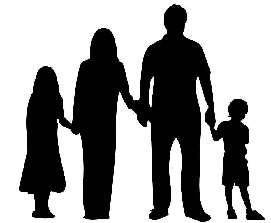 Family of 4 .svg File for Vinyl - Etsy Canada