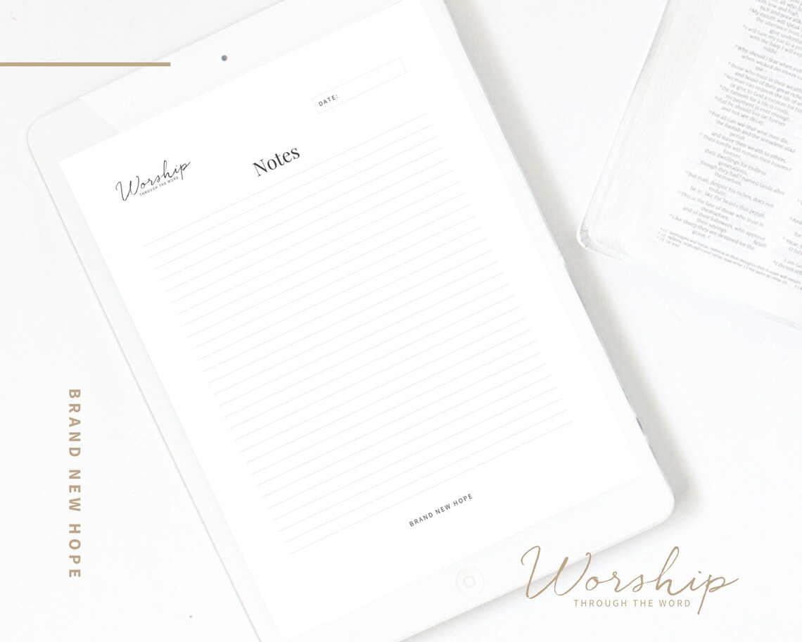 Worship Through the Word Bible Study Guide Printable PDF Scripture ...