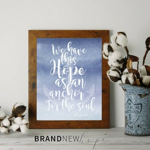 Digital Download Print, Christian Art, Bible Verse Art, Scripture Wall ...