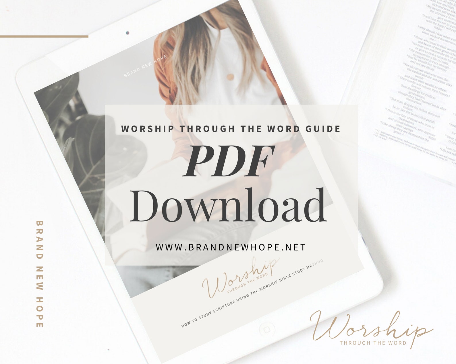 Worship Through the Word Bible Study Guide Printable PDF Scripture ...