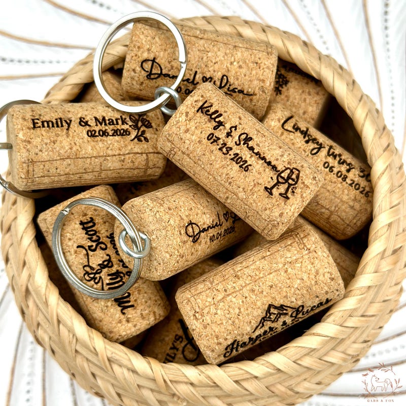 Cork Keychain - Etsy