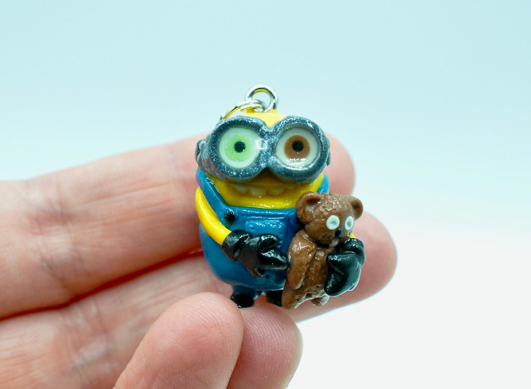 Bob Yellow Manikin With Stuffed Bear Banana Manikin With Teddy Pendant ...