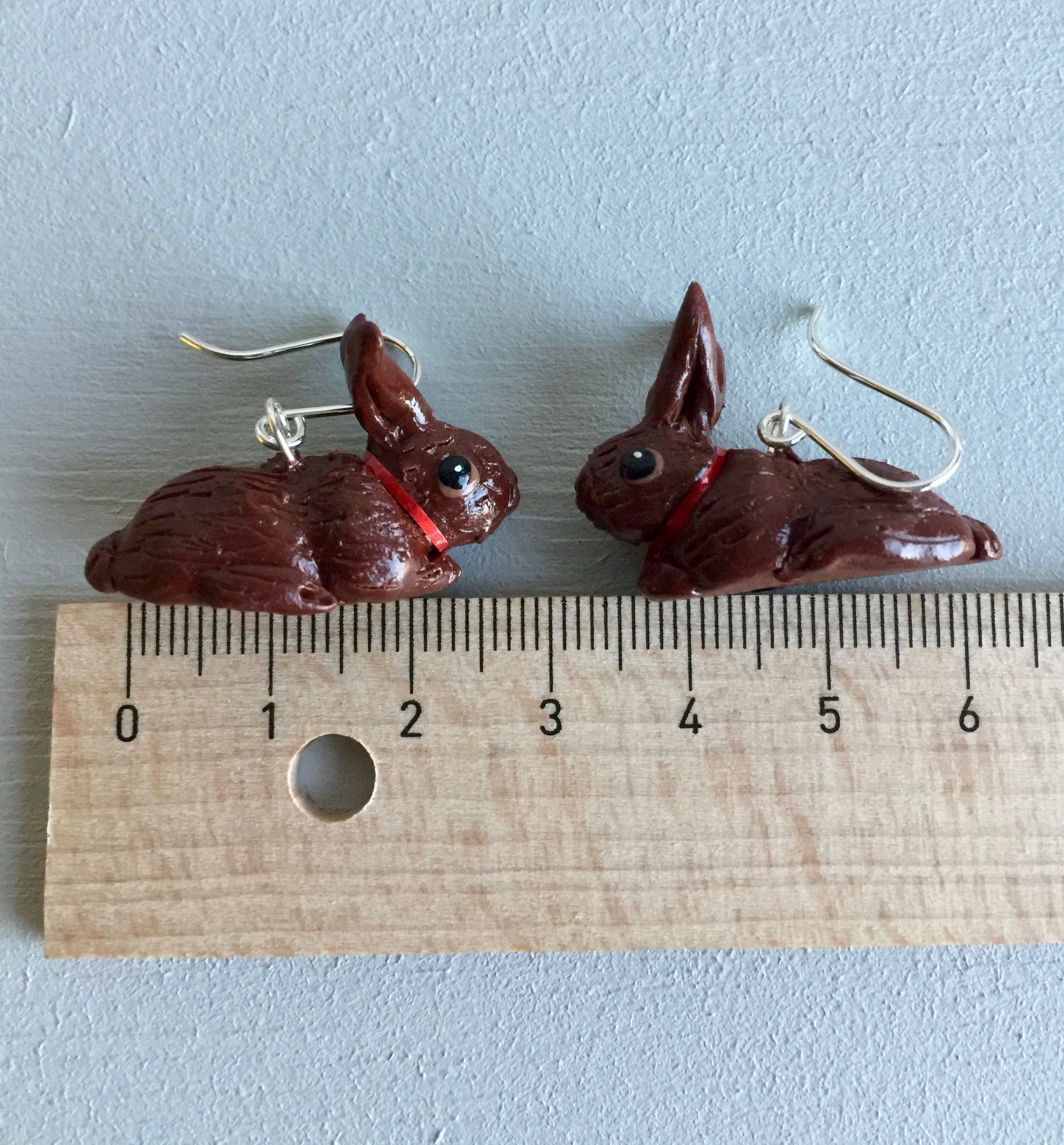 Schokoladen Hasen witzige Häschen aus Schoko fürs Ohr | Etsy