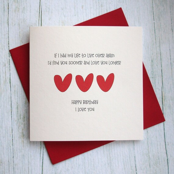 Romantic Birthday Card For Boyfriend